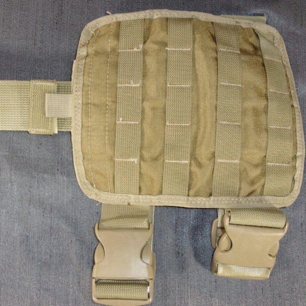 So Tech Padded Thigh Molle Drop Leg Panel Coyote Sv 2… - Gem